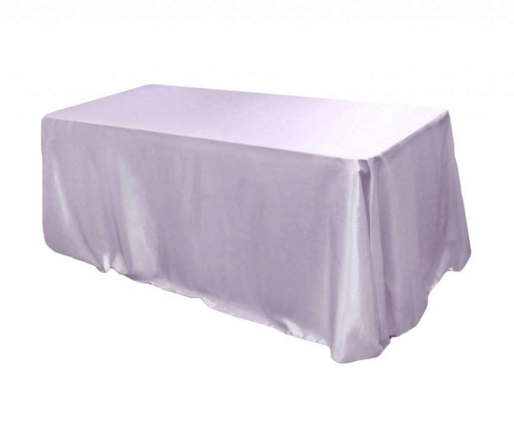 Lavender Rectangle Satin Linen - Events Delivered By Utah Chair Rental